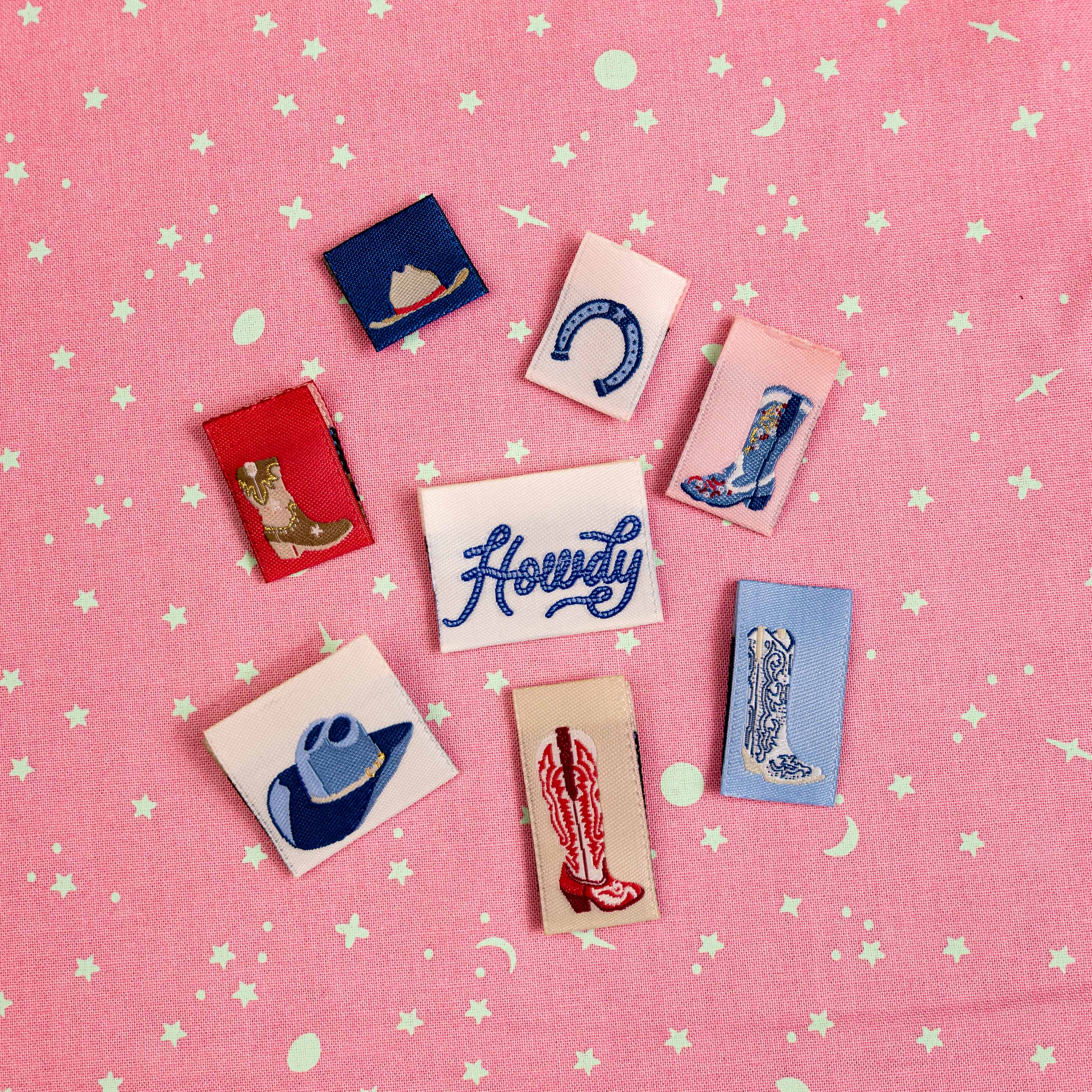 Renaissance Ribbon Labels Boot Scootin' - Woven Label Pack ...