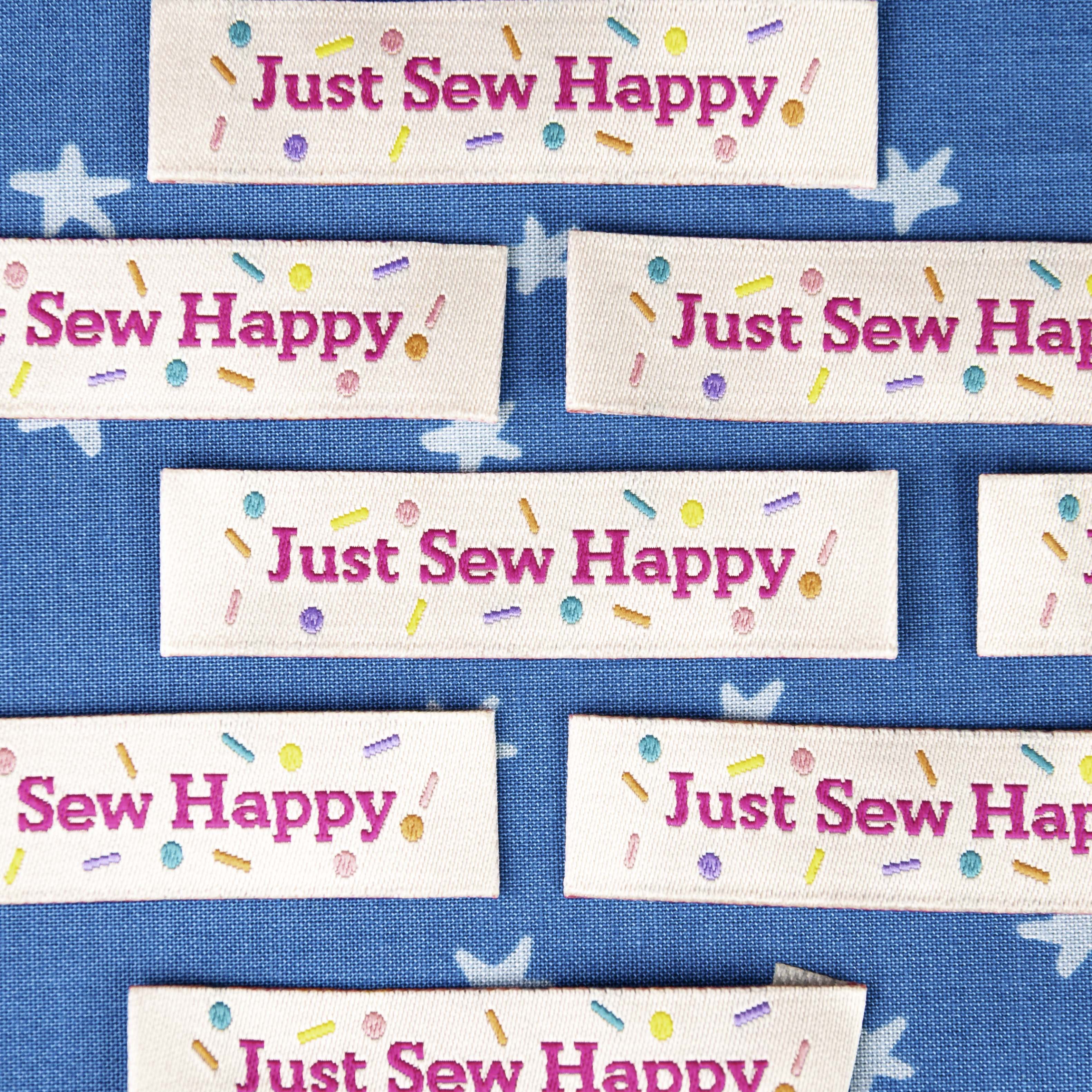 Just Sew Happy Tied with a Ribbon Woven Labels by Sarah Hearts ...
