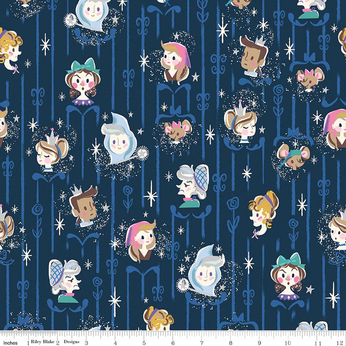 PREORDER: Wishes Cast Riley Navy Sparkle by Jill Howarth for Riley Bla ...