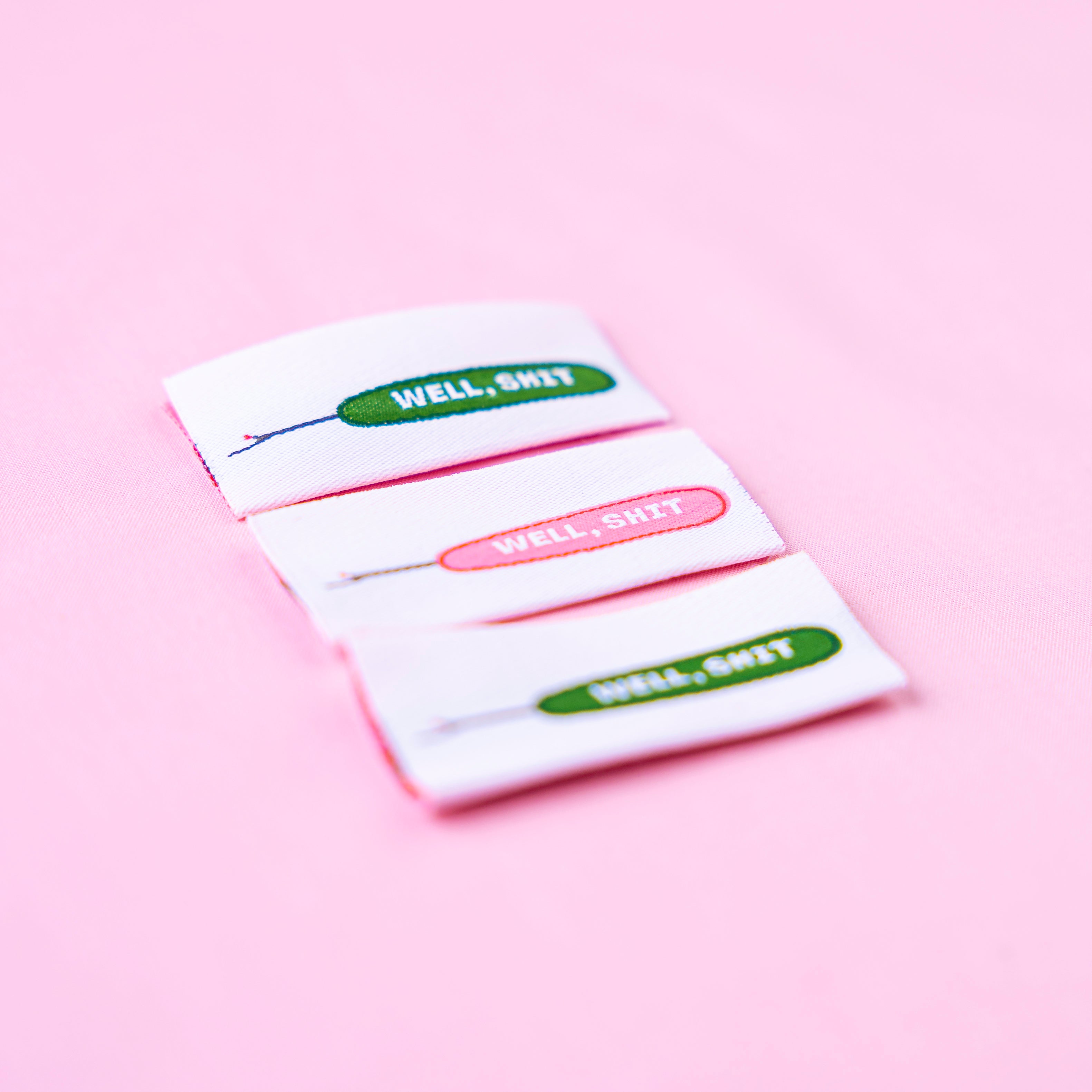 Well, Shit - Designer Sewing Labels by Kati Cupcake – QuiltwithMissKate